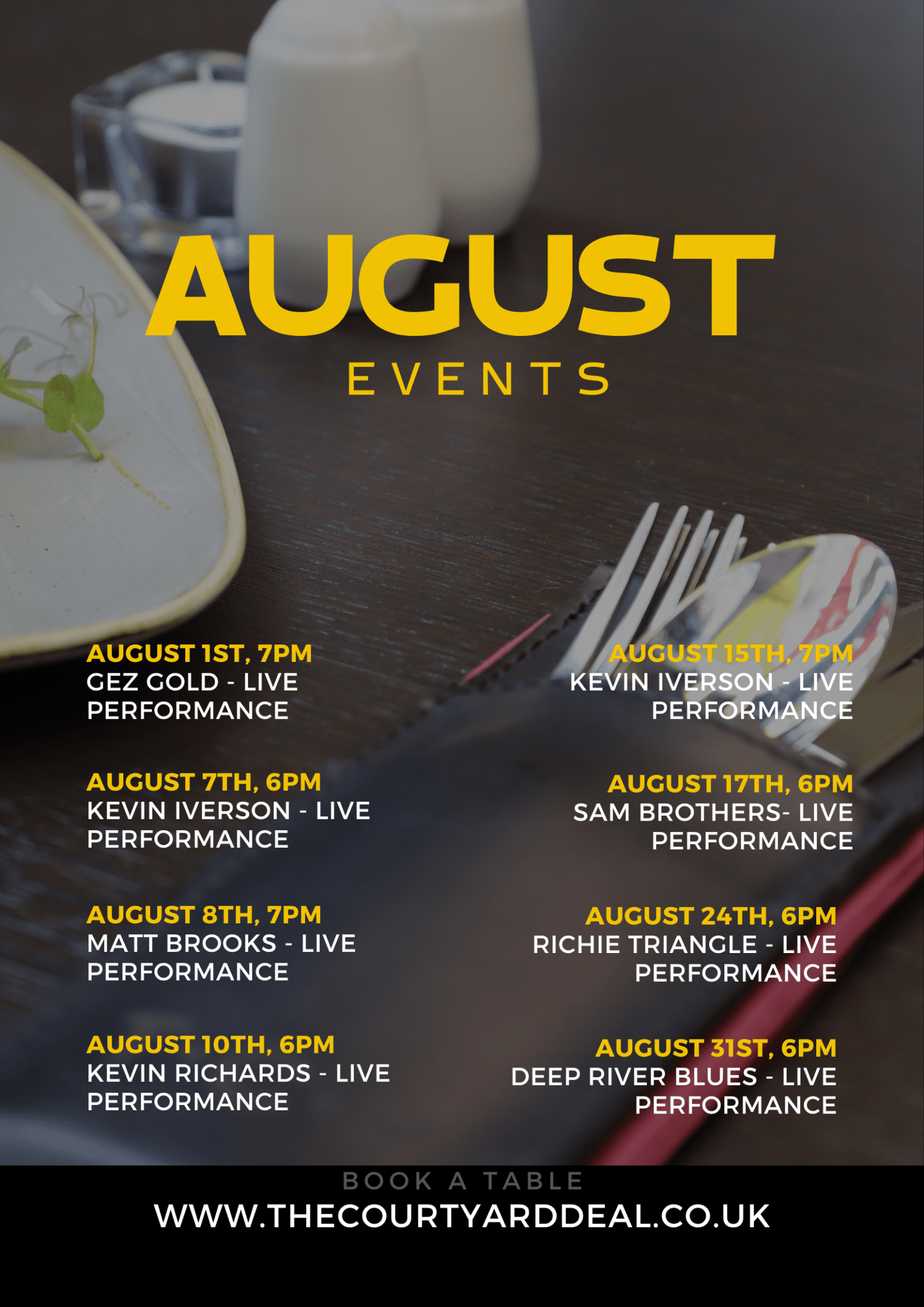 The Court Yard Restaurant Deal CT14 - The Court Yard Restaurant and Bar